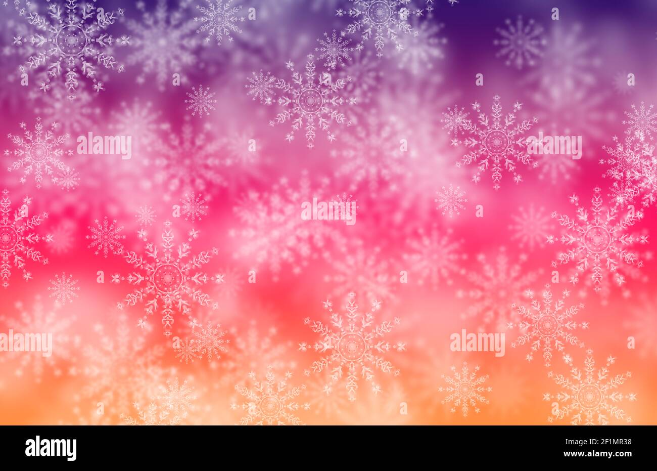 Abstract pink snowflakes background Stock Photo - Alamy