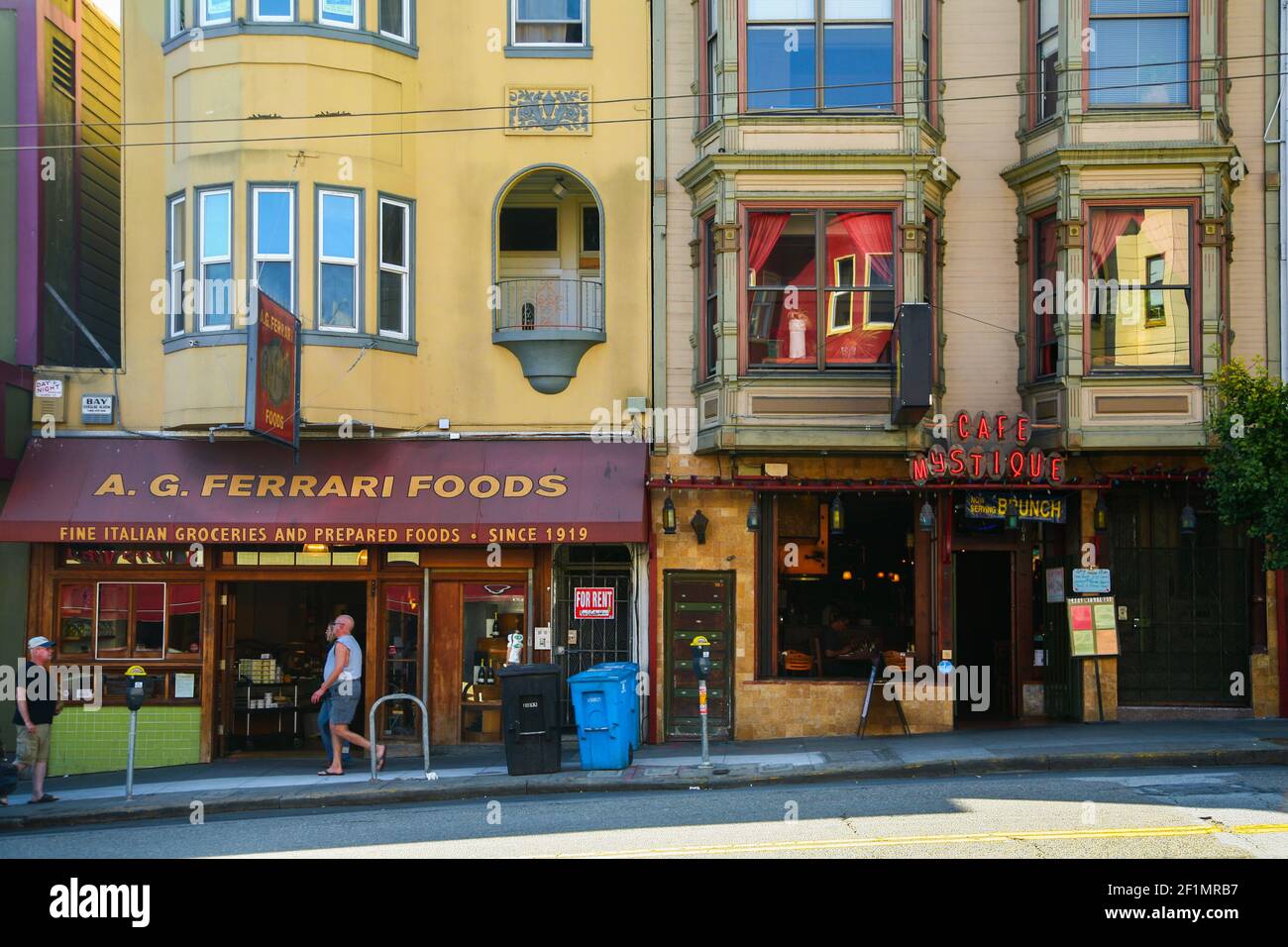 the Castro neighborhood in San Francisco, California, USA Stock Photo ...
