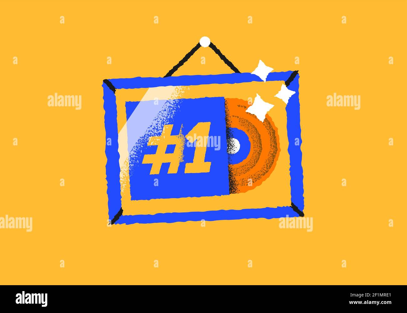 Gold music album retro cartoon illustration on isolated background. Top ...