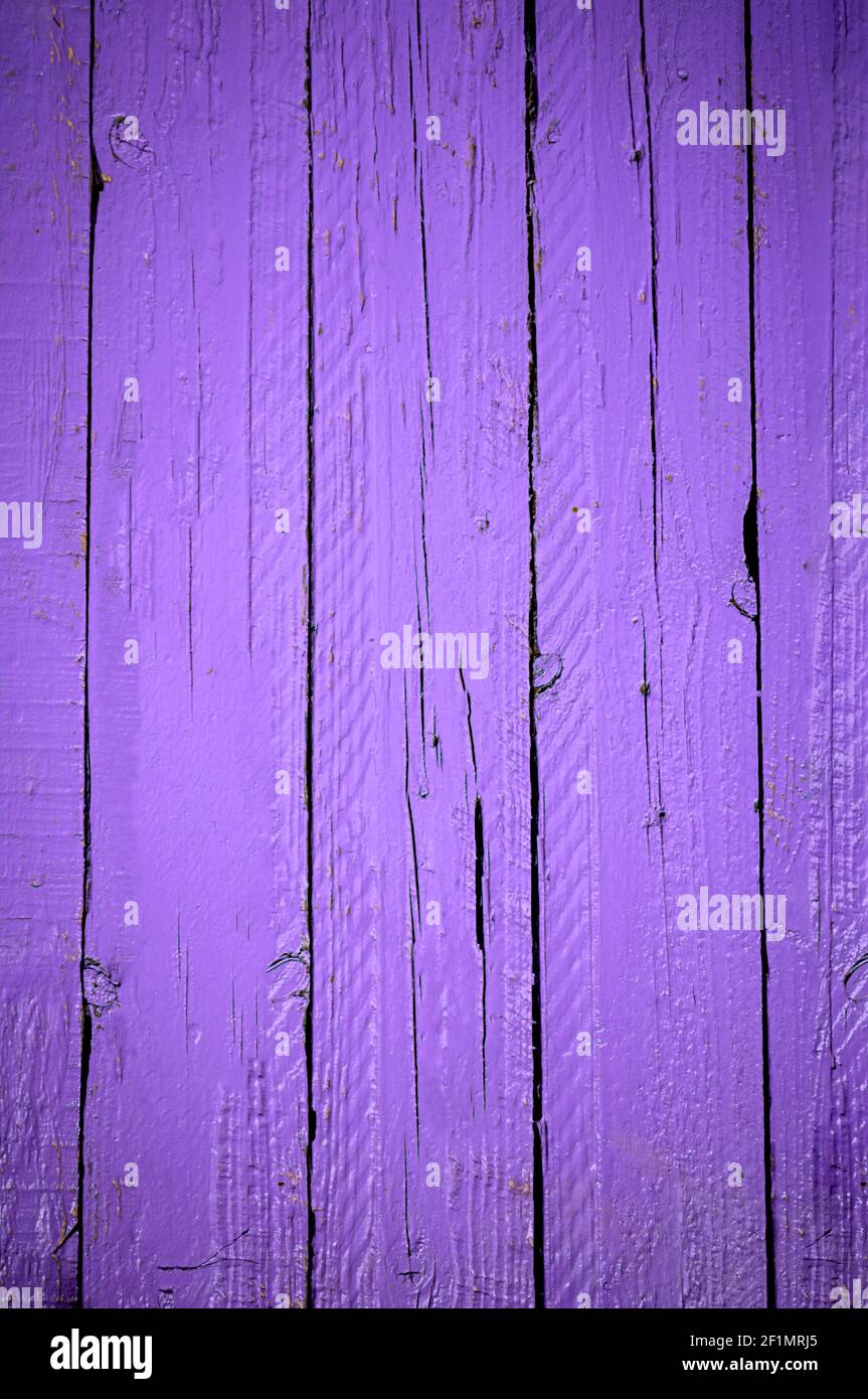 Wooden background in lilac color. Old board Stock Photo - Alamy