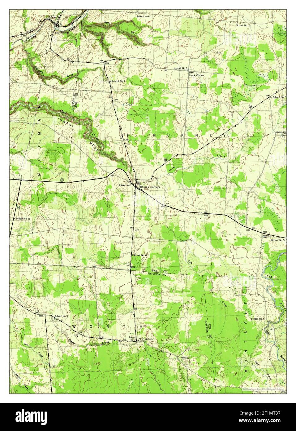 Map of barnes Cut Out Stock Images & Pictures - Alamy