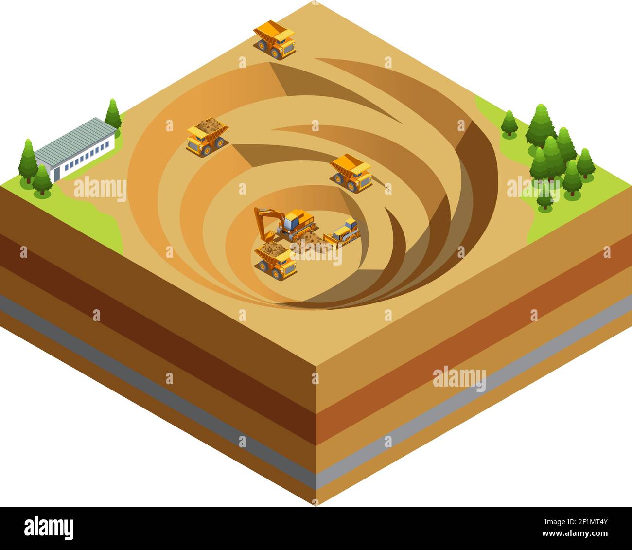 Diamond digging Cut Out Stock Images & Pictures - Alamy