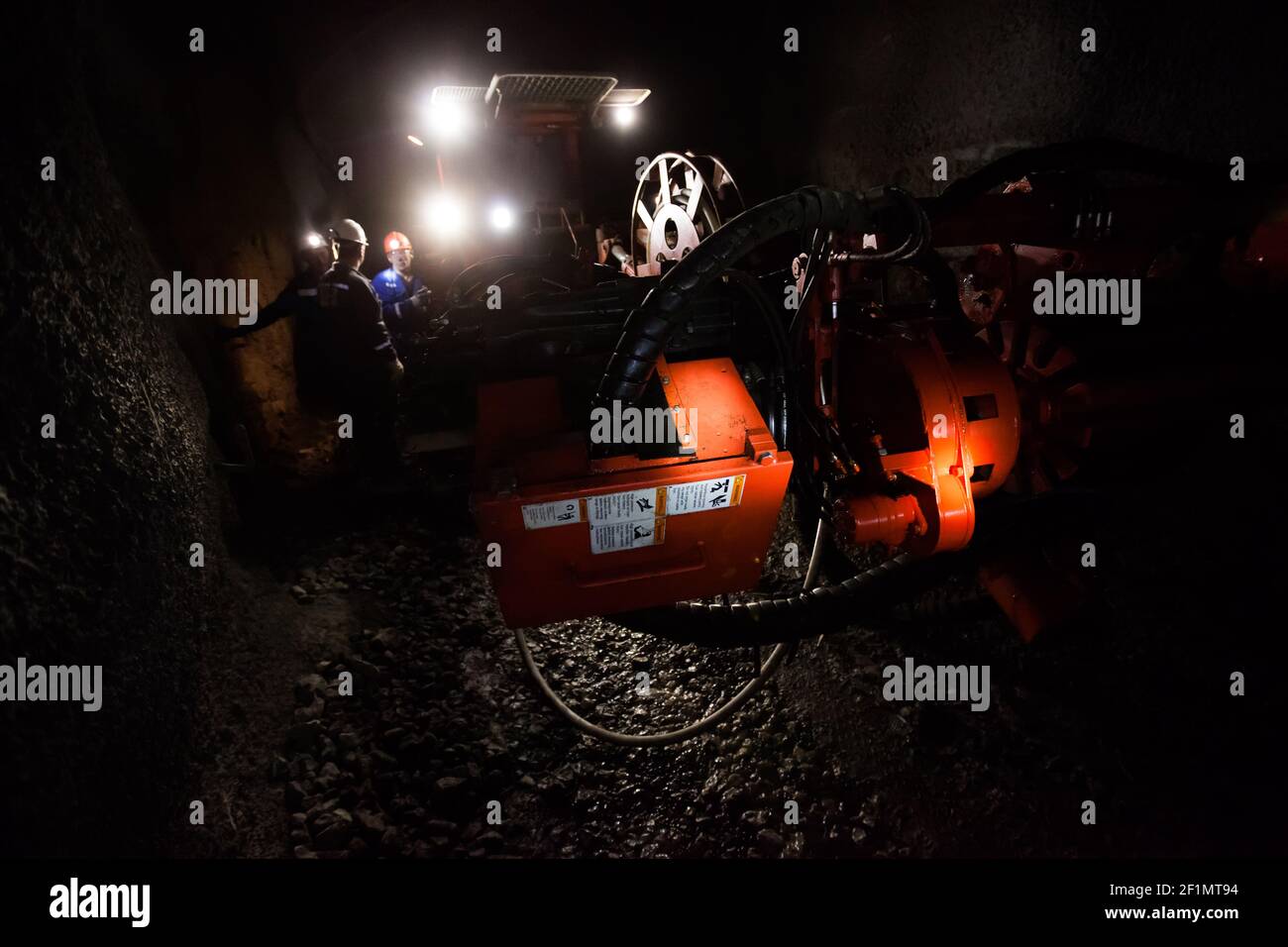 Underground mining equipment hi-res stock photography and images - Alamy
