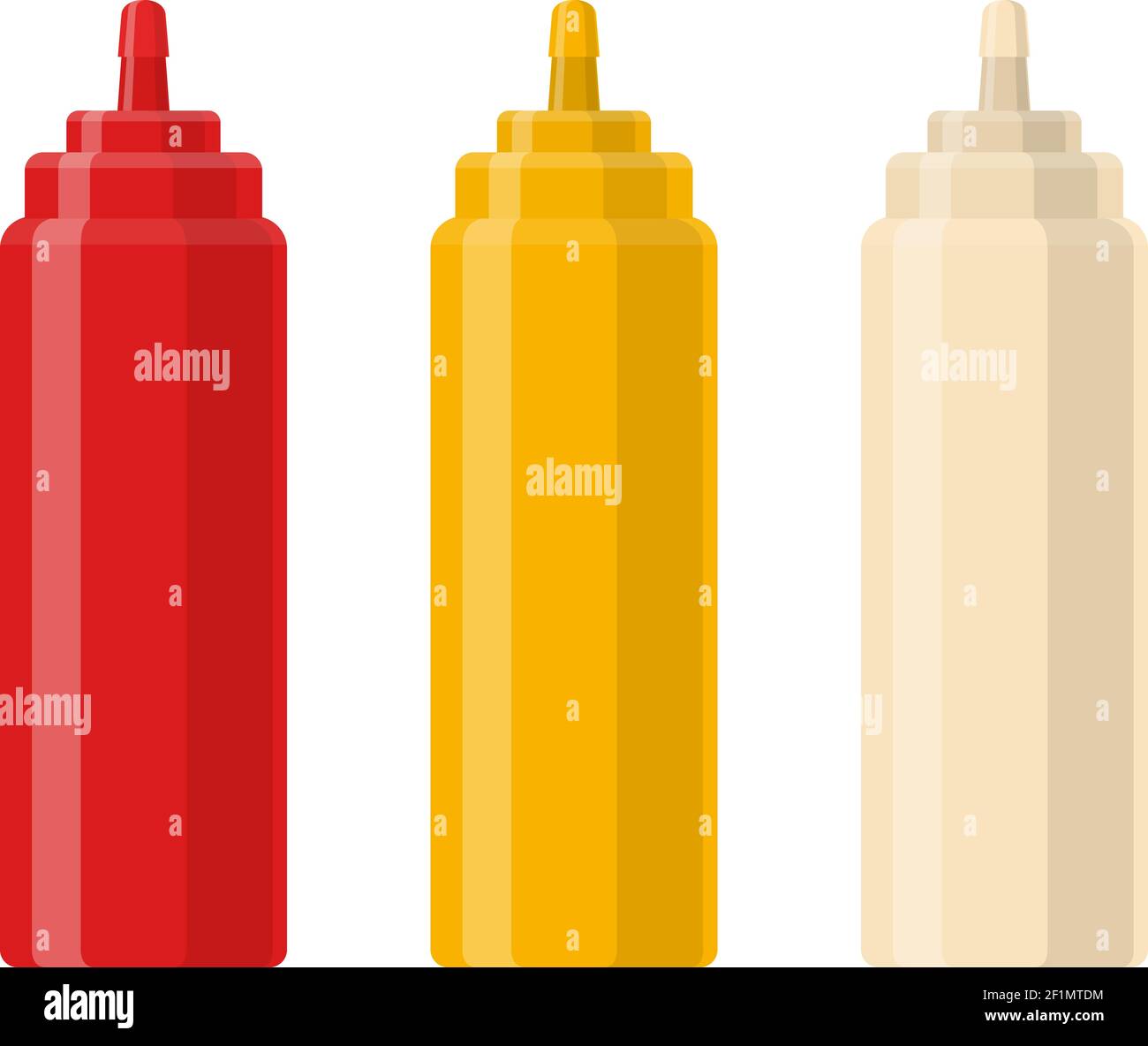 Ketchup, Mustard and Mayo Stock Vector Image & Art - Alamy