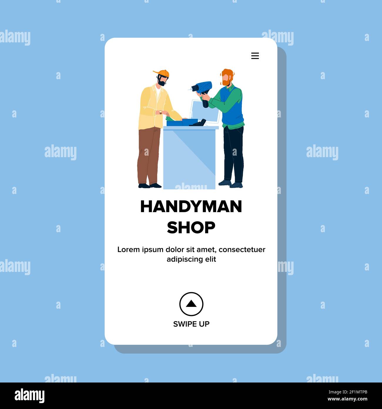 Hardware counter Stock Vector Images - Alamy