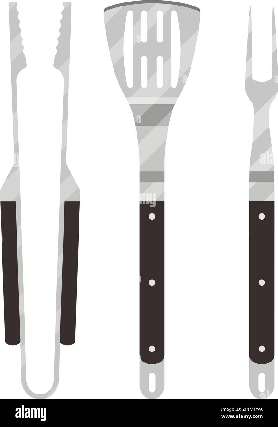 Barbecue utensils set Stock Vector Image & Art - Alamy