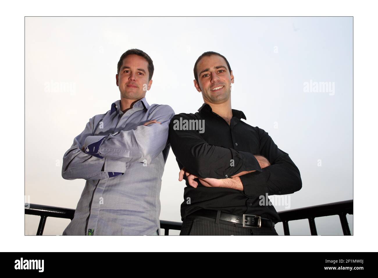 Stephen Murphy and Tim Slee, directors of Square Up Media.photograph by ...