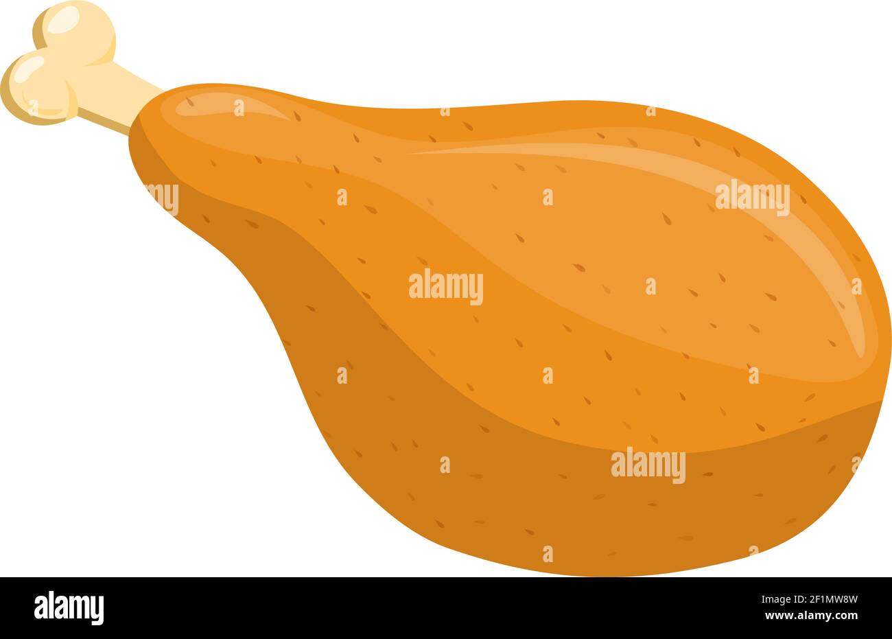 Roast meat bone on Stock Vector Images - Alamy