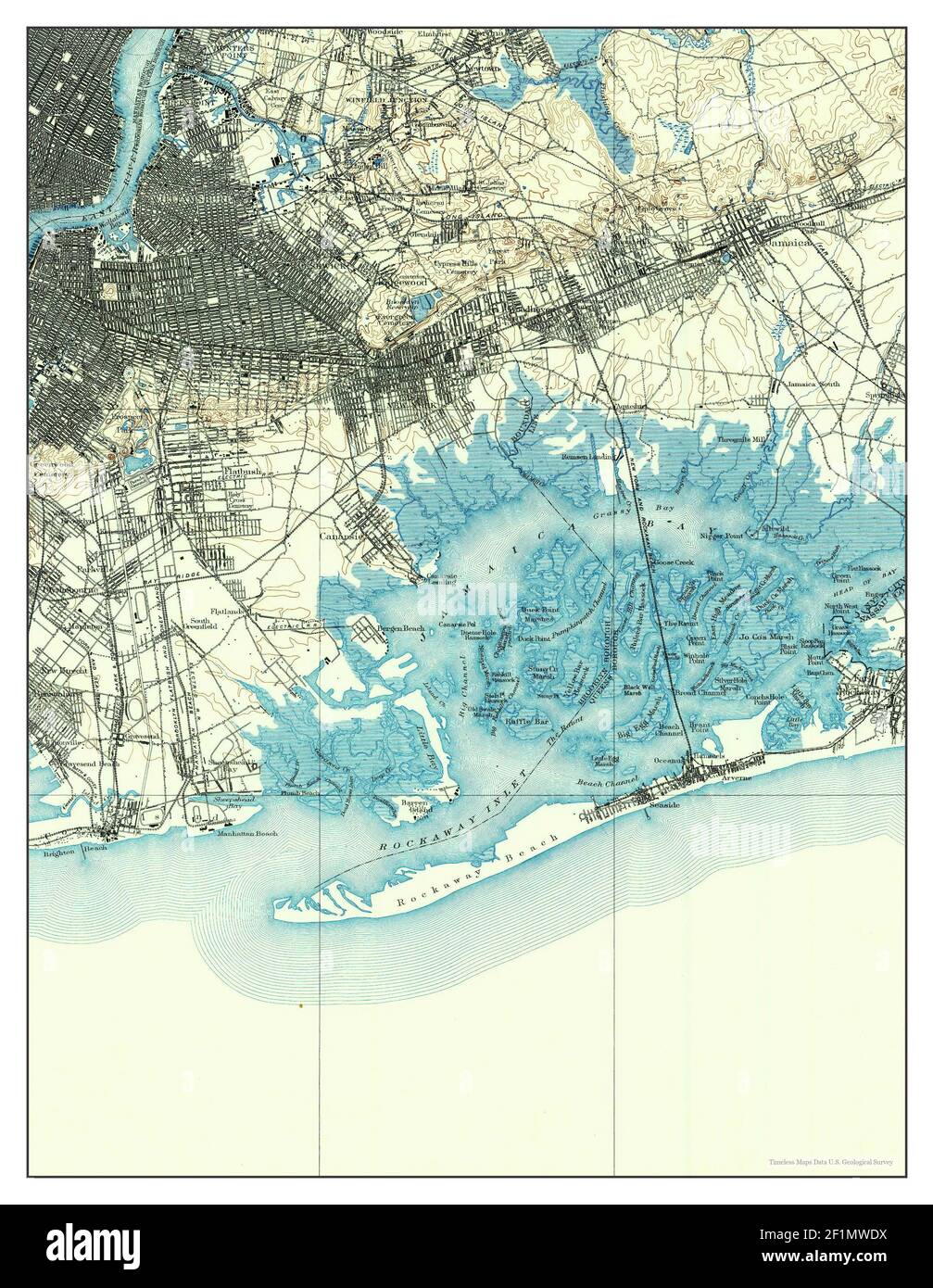 Map of brooklyn 1897 hi-res stock photography and images - Alamy