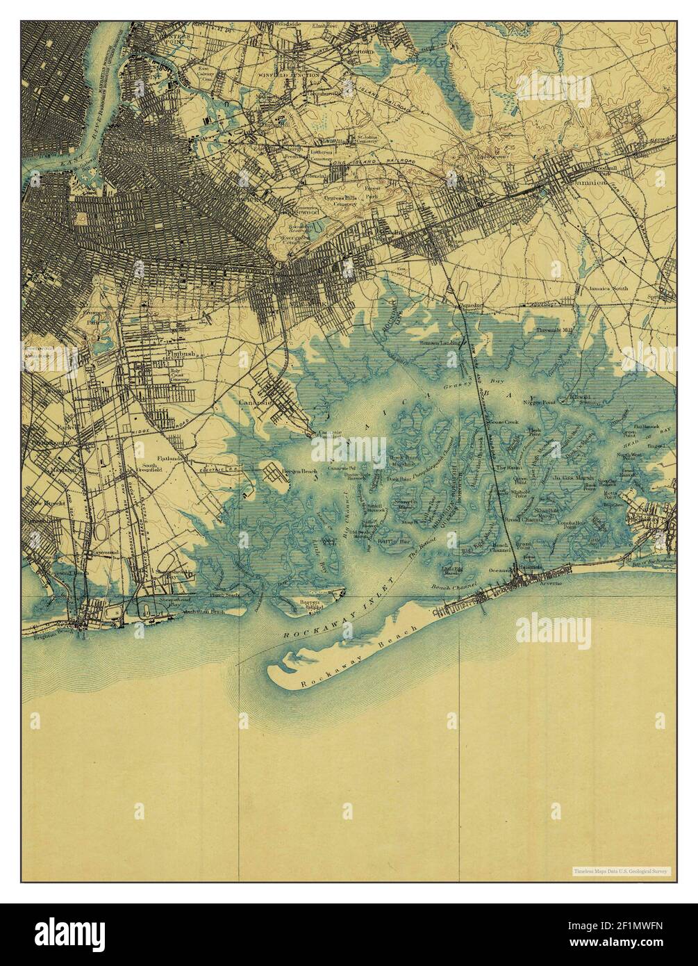 Brooklyn, New York, map 1898, 1:62500, United States of America by ...