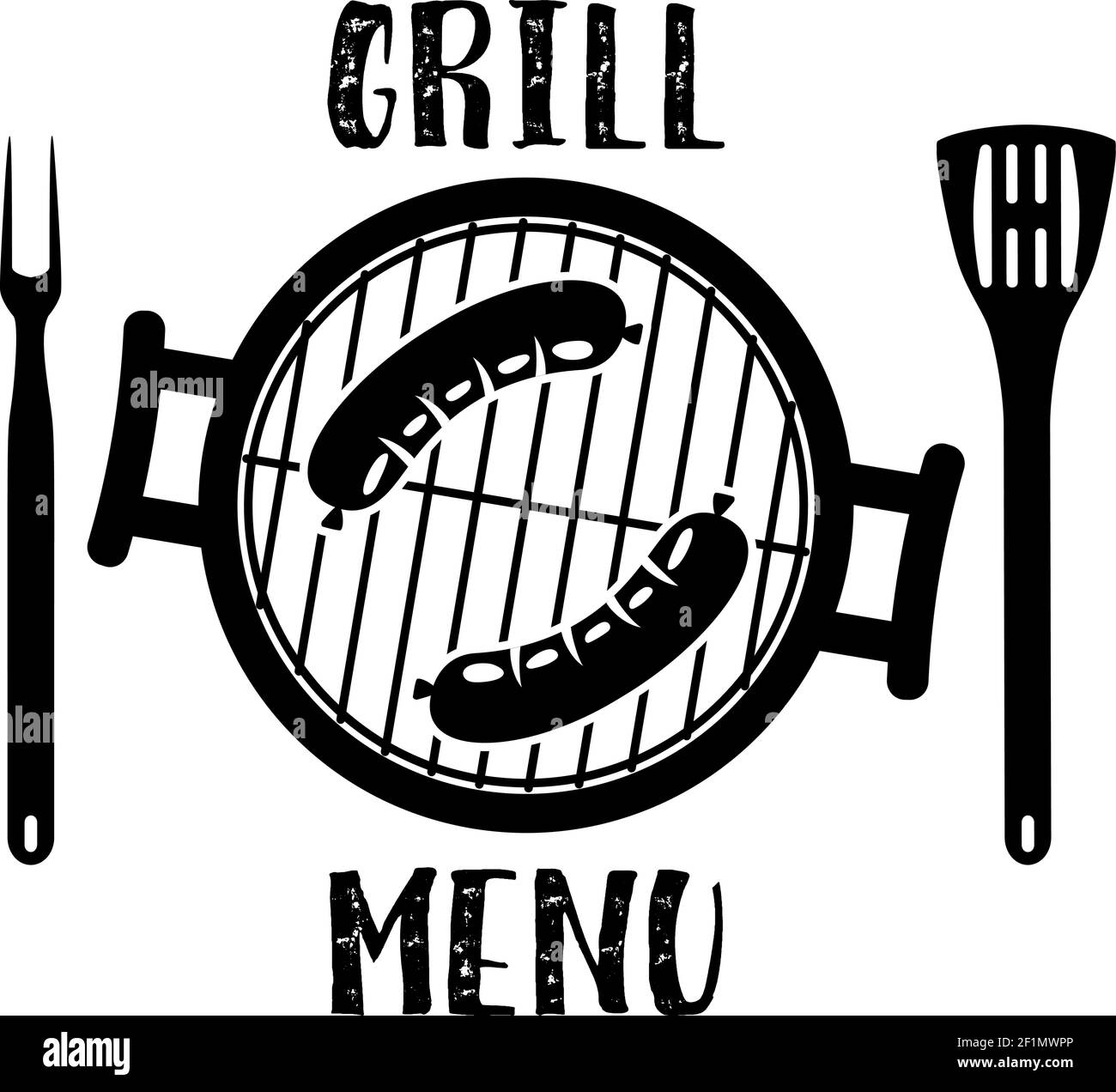 grill menu symbol Stock Vector Image & Art - Alamy