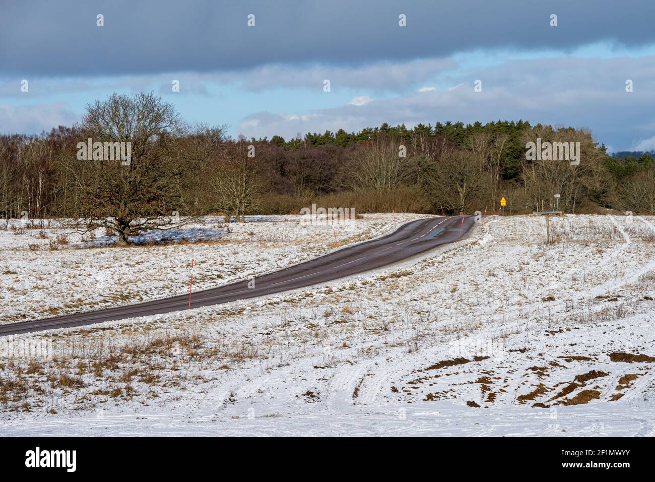 A picture of a moor on a crispy cold winter day. Picture from Lund ...