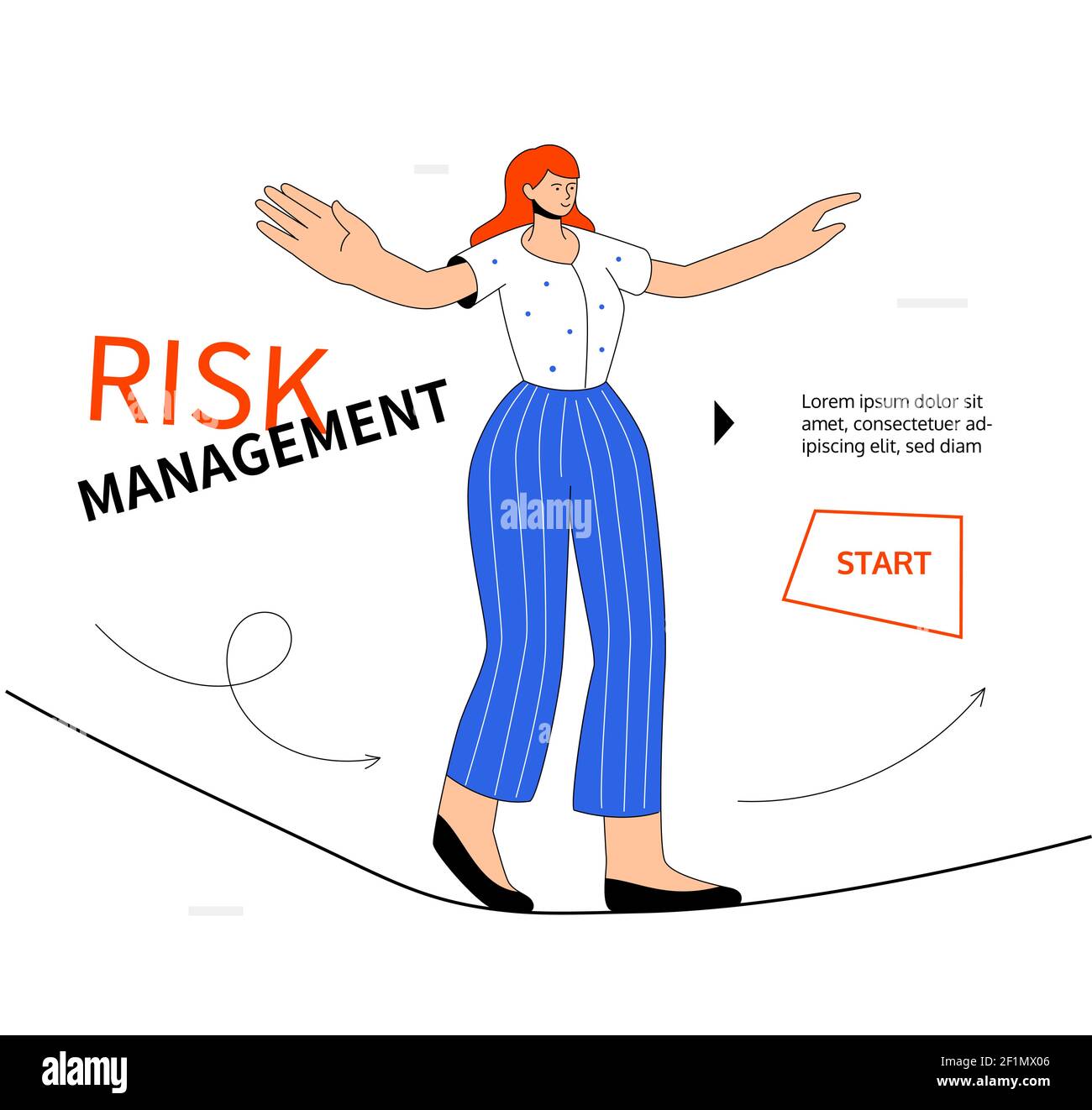 Risk management process Stock Vector Images - Alamy