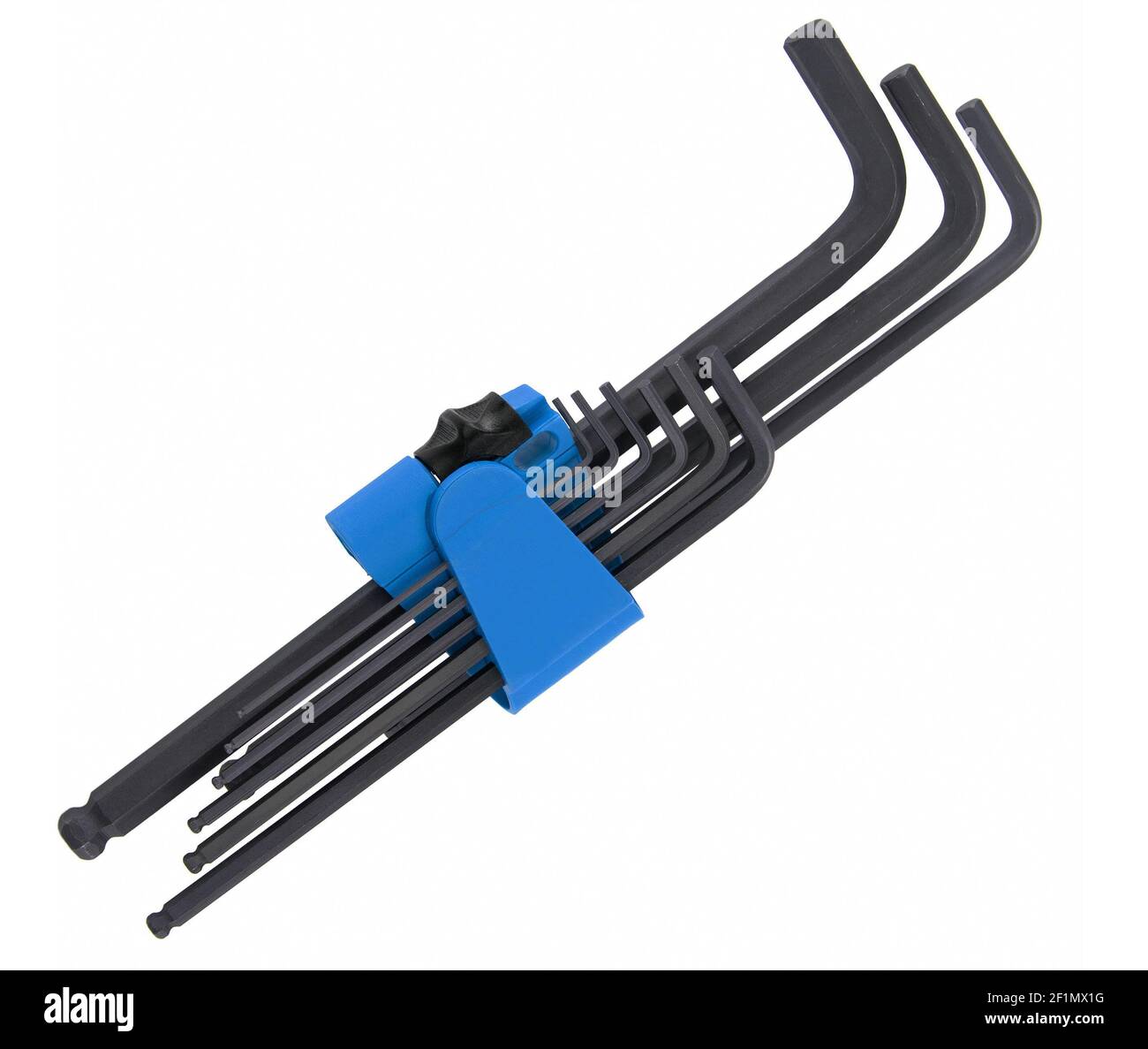 Hexagon kit tool or allen wrench set on white background Keywords Stock ...