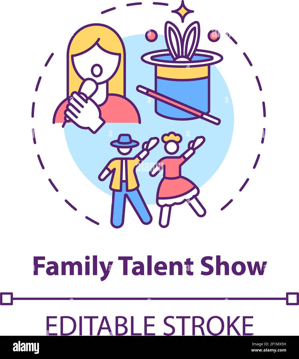 Talent show of the school Stock Vector Images - Alamy