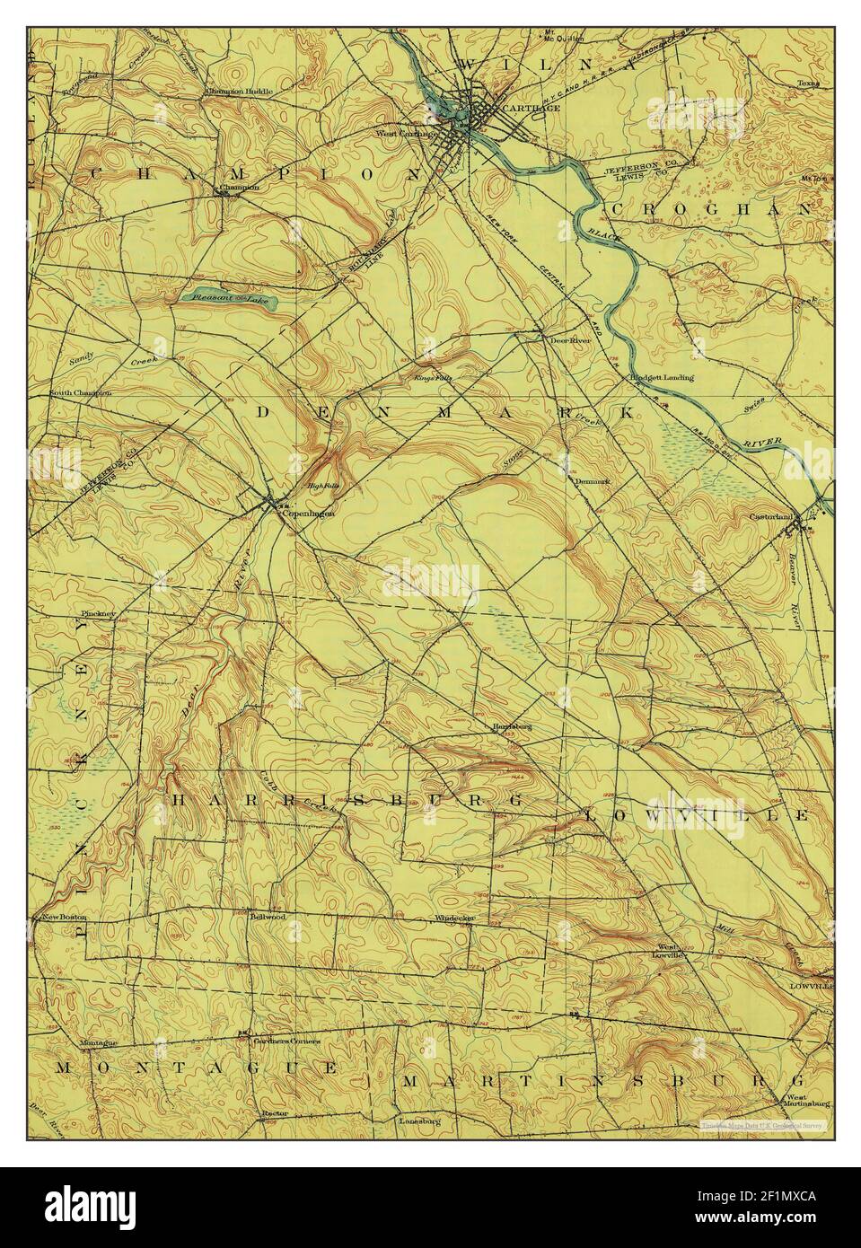 Carthage historic map Cut Out Stock Images & Pictures - Alamy