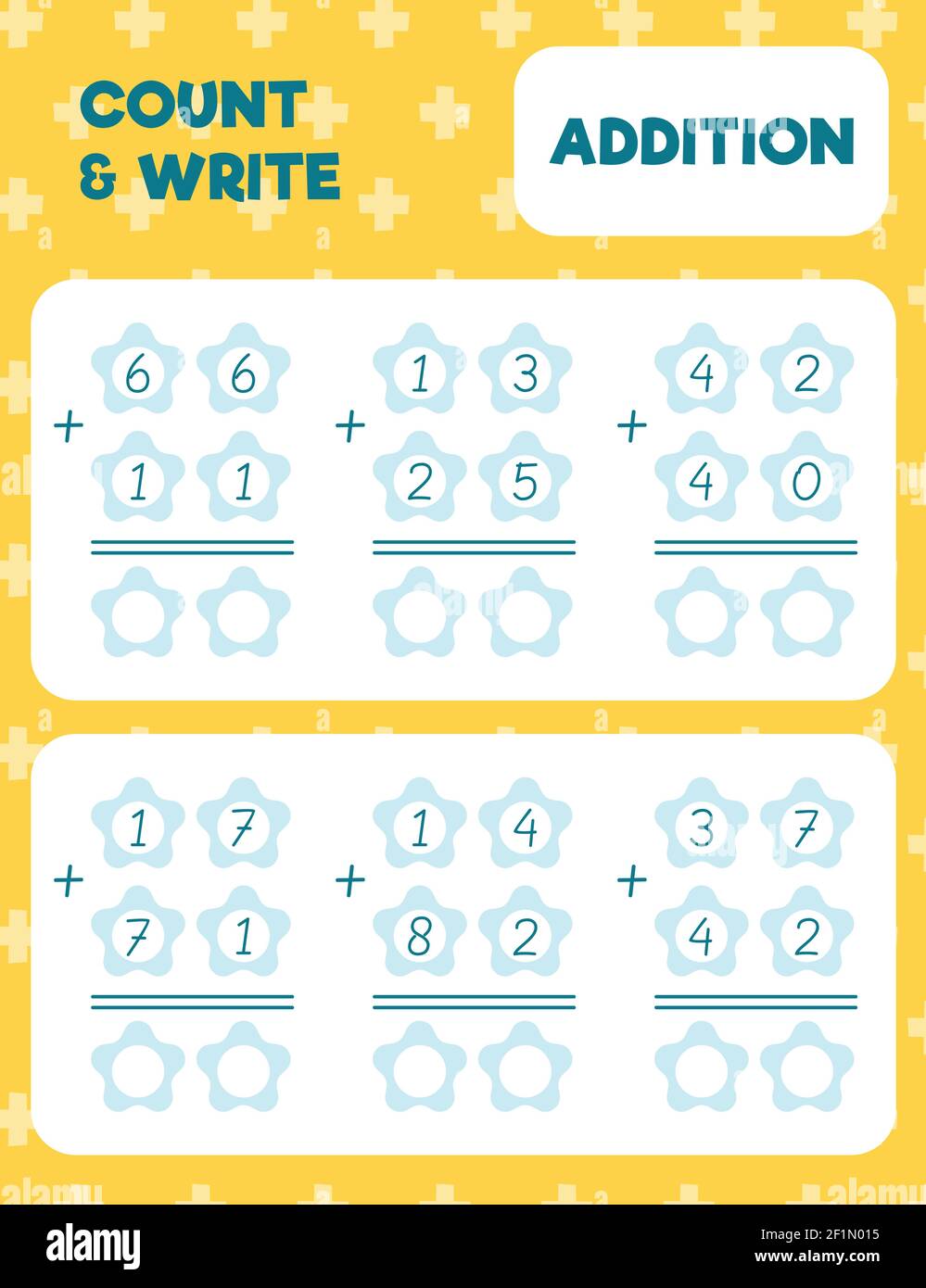 Math worksheet practice print page. Double digit addition. Column ...