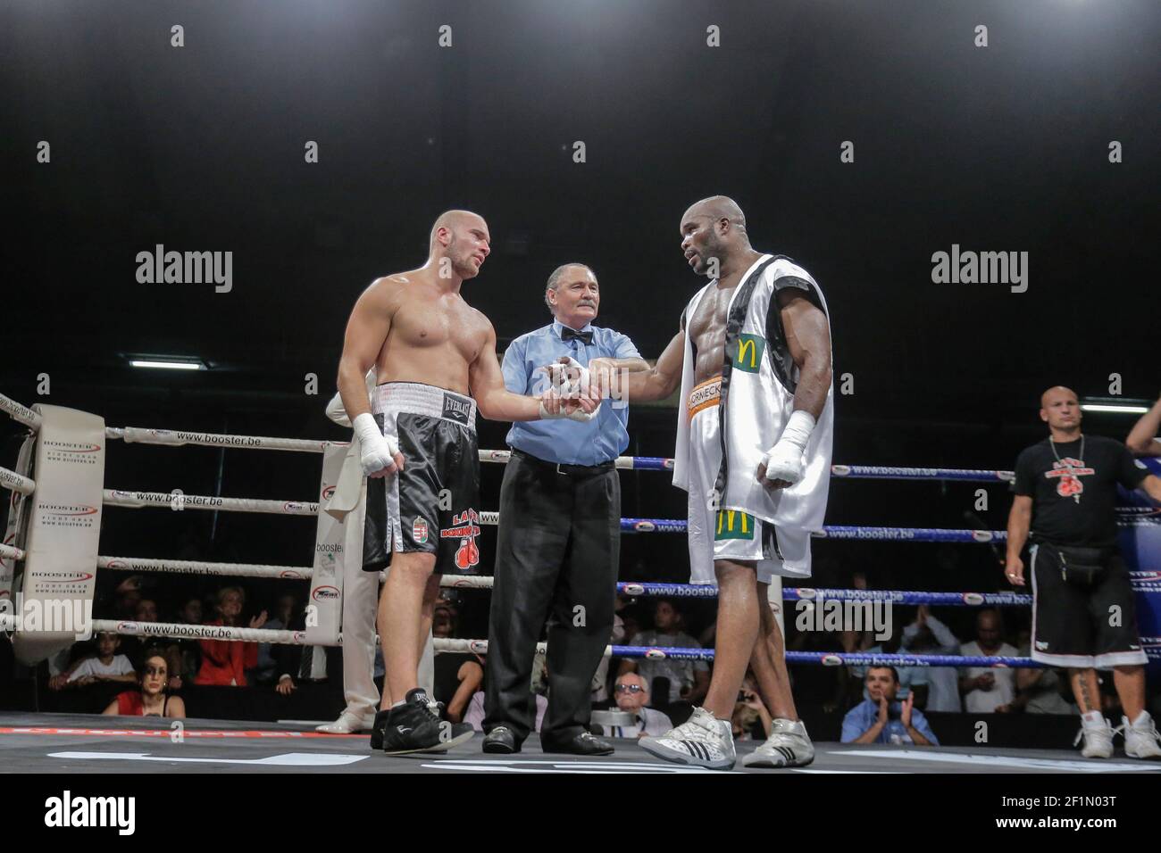 French boxing 42 years old champion Jean Marc Mormeck wins his fight ...