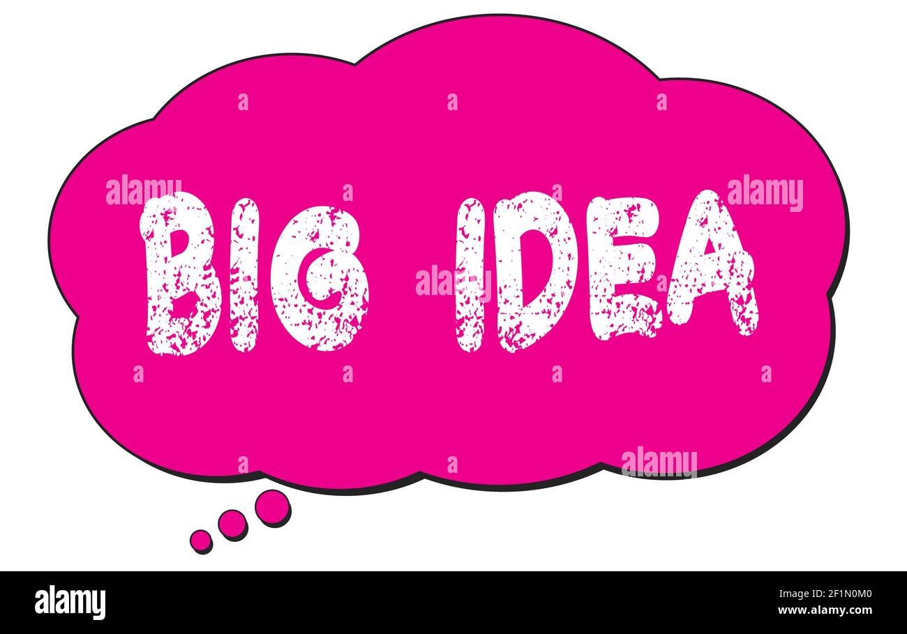 Big idea words written hi-res stock photography and images - Alamy