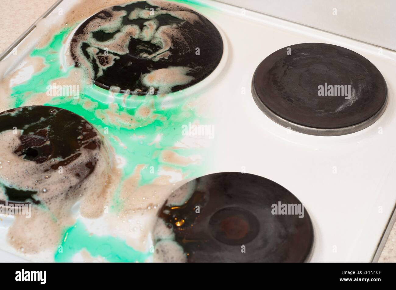 Illustrative example of the action of a detergent Stock Photo - Alamy