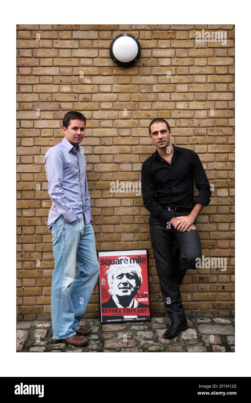 Stephen Murphy and Tim Slee, directors of Square Up Media.photograph by ...