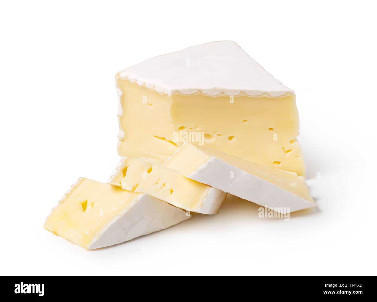 Cheese brie on a white background Stock Photo - Alamy