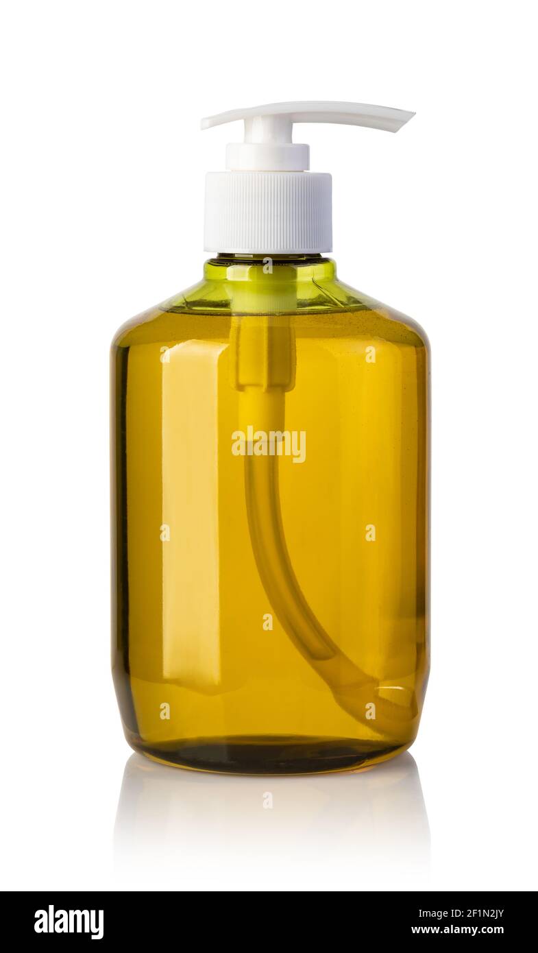 Plastic Bottle Of Liquid Soap Stock Photo - Alamy