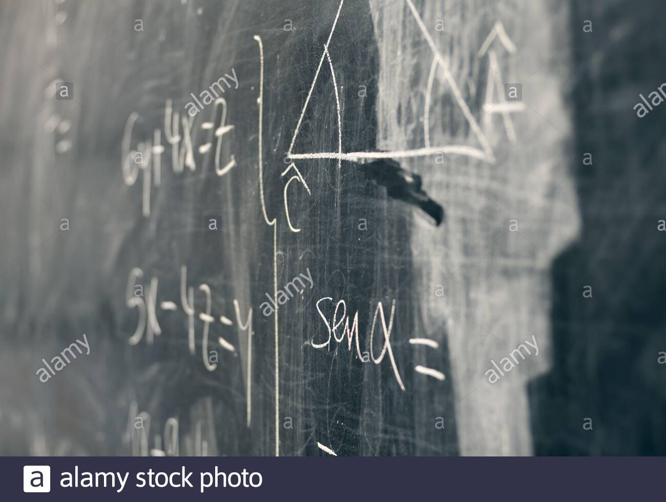 Blackboard Equations High Resolution Stock Photography and Images - Alamy