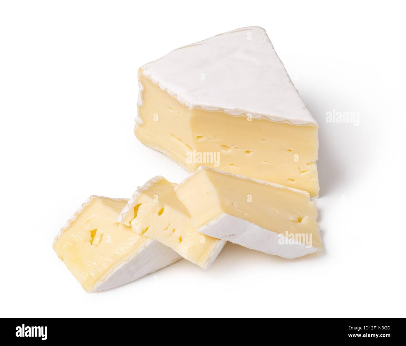 Cheese brie on a white background Stock Photo - Alamy