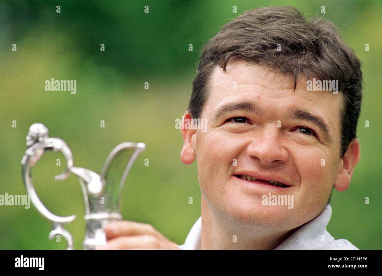 PAUL LAWIE THE OPEN CHAMPION AFTER HIS PRESS CONFF 19/7/99 PICTURE ...