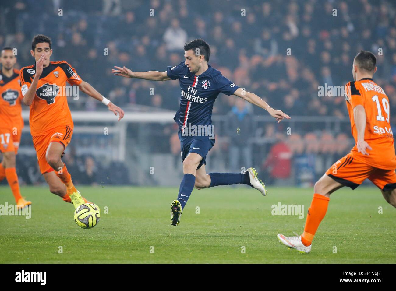 Javier Matias Pastore (psg) during the French Championship Ligue 1 ...