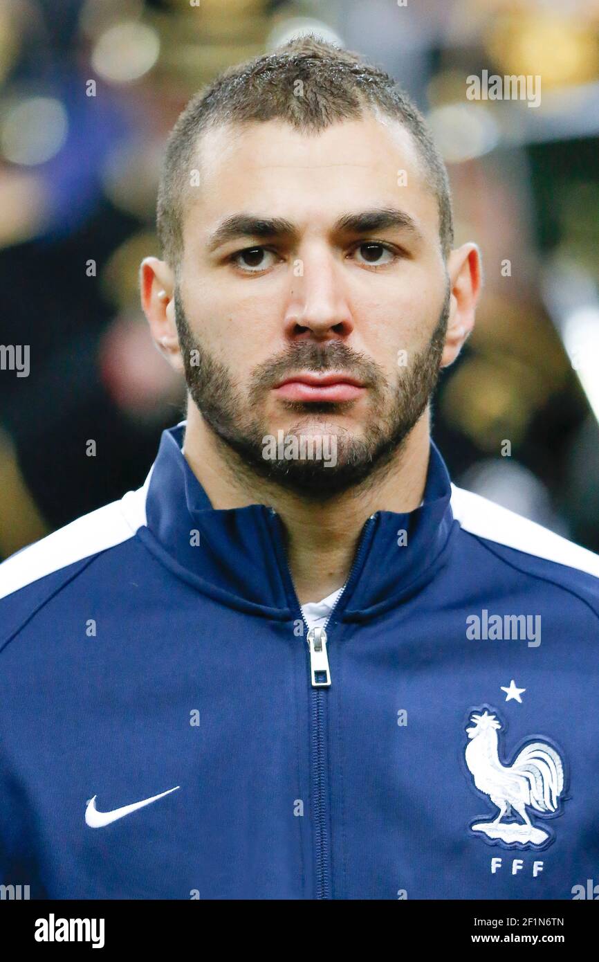 Karim Benzema (Fra) during the international friendly football game ...