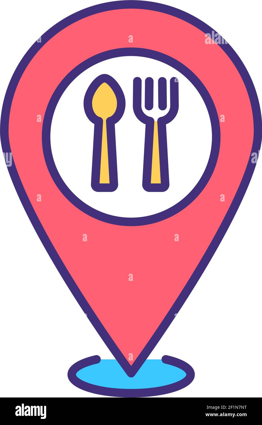 Local food RGB color icon Stock Vector Image & Art - Alamy