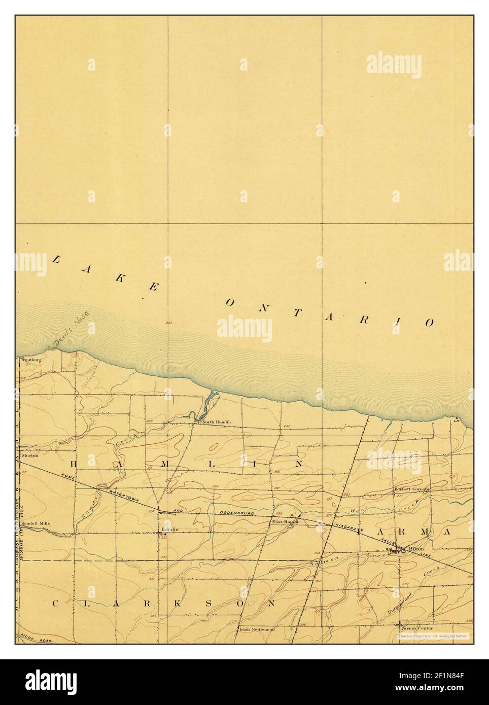 Map of hamlin hi-res stock photography and images - Alamy