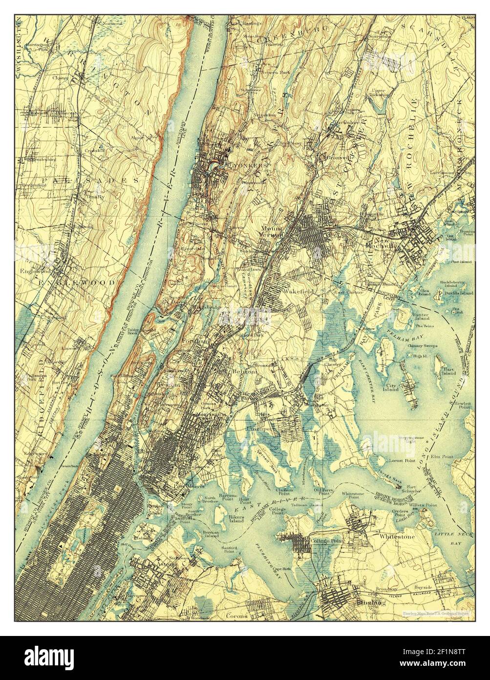 Harlem map 1900 hi-res stock photography and images - Alamy