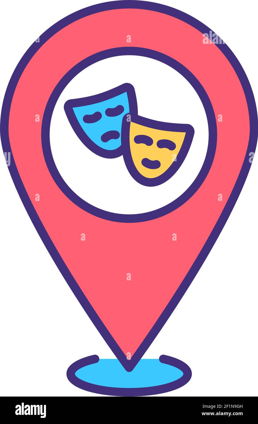 Local art RGB color icon Stock Vector Image & Art - Alamy