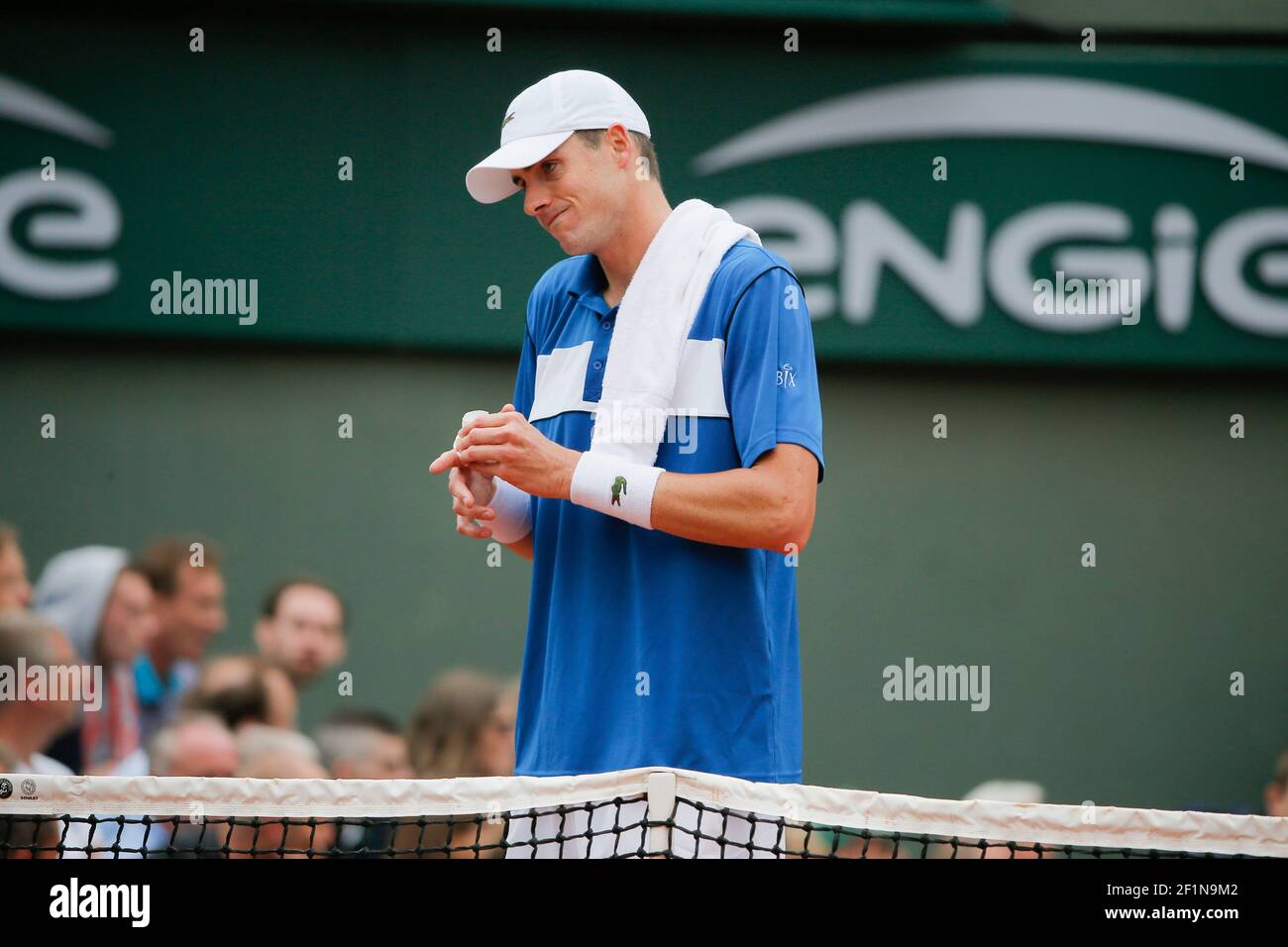 John Isner (USA) had a bulb finger, he lost against Jeremy Chardy (FRA ...