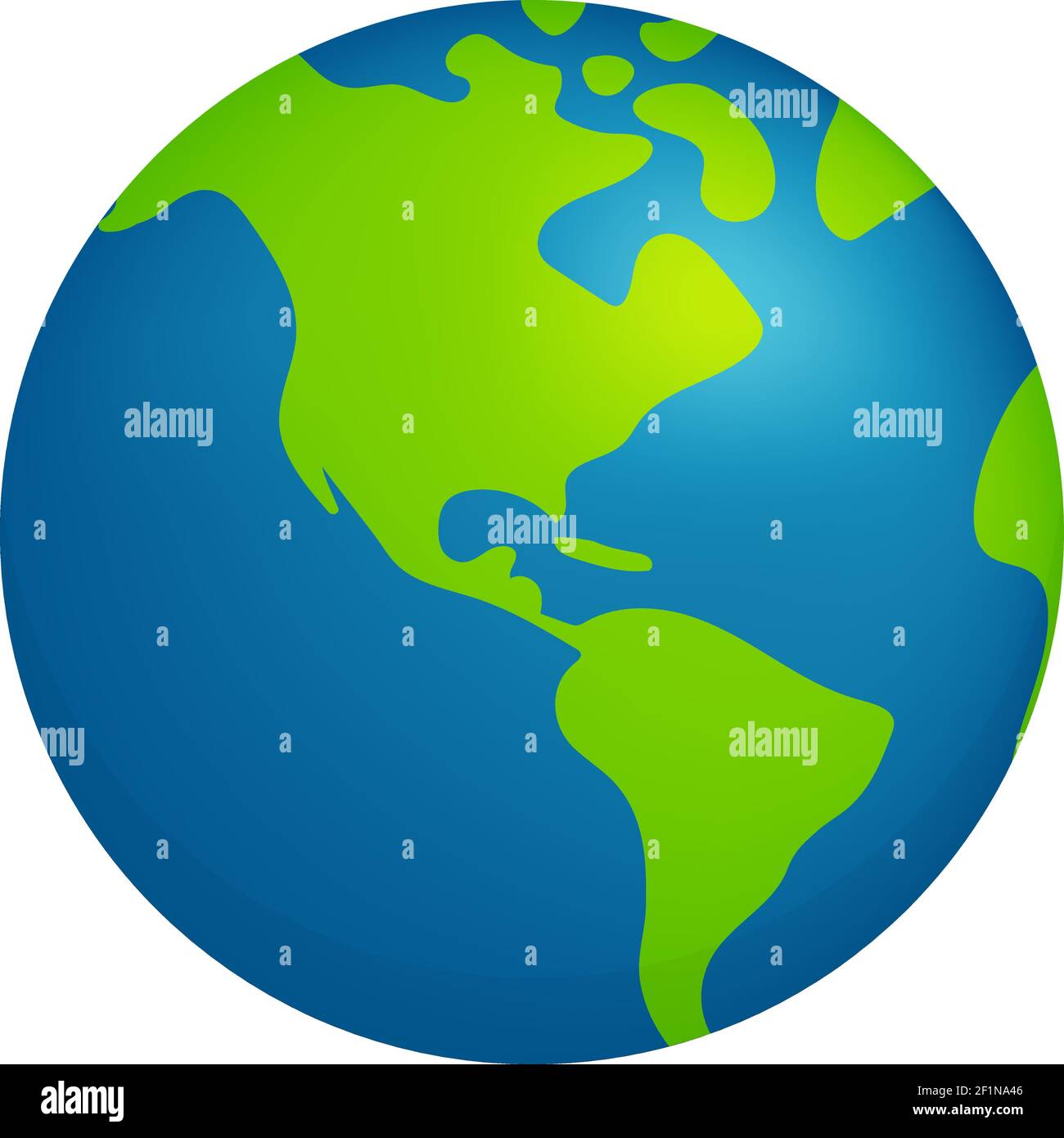Simplified earth globe vector illustration Stock Vector Image & Art - Alamy
