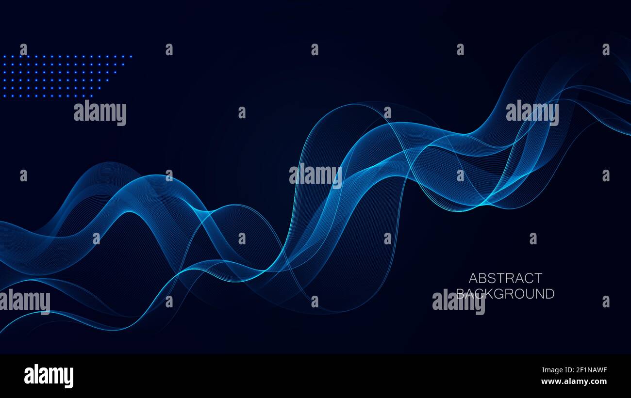 Blue smoke fantasy Stock Vector Images - Alamy
