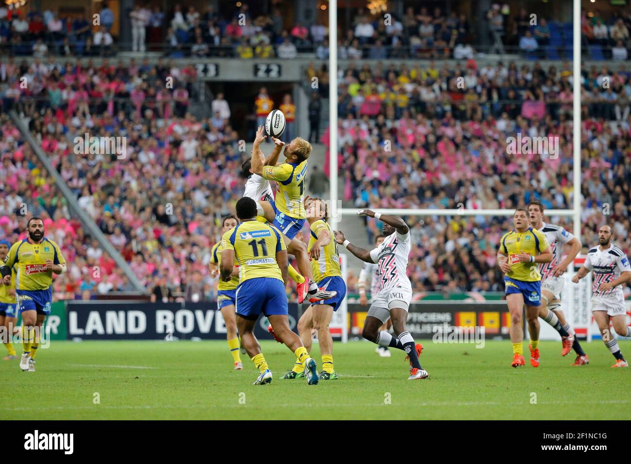 Julien Arias (Stade Francais), Camille Lopez (ASM Clermont Auvergne ...