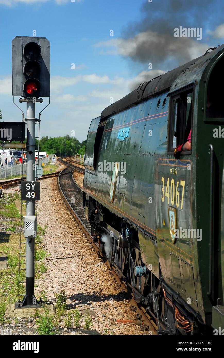 Southern Region Battle of Britain Class Pacific No 34067 Tangmere ...