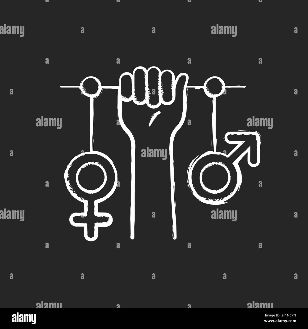 Inequality icon black line Stock Vector Images - Alamy