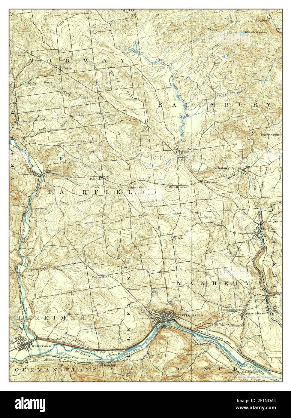 Map of little falls hi-res stock photography and images - Alamy