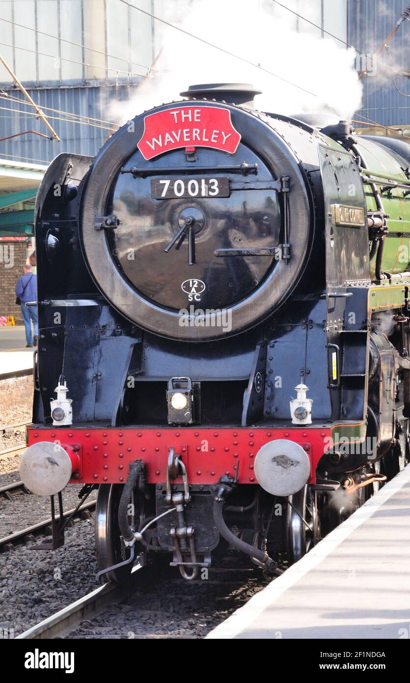 Britannia class pacific train hi-res stock photography and images - Alamy