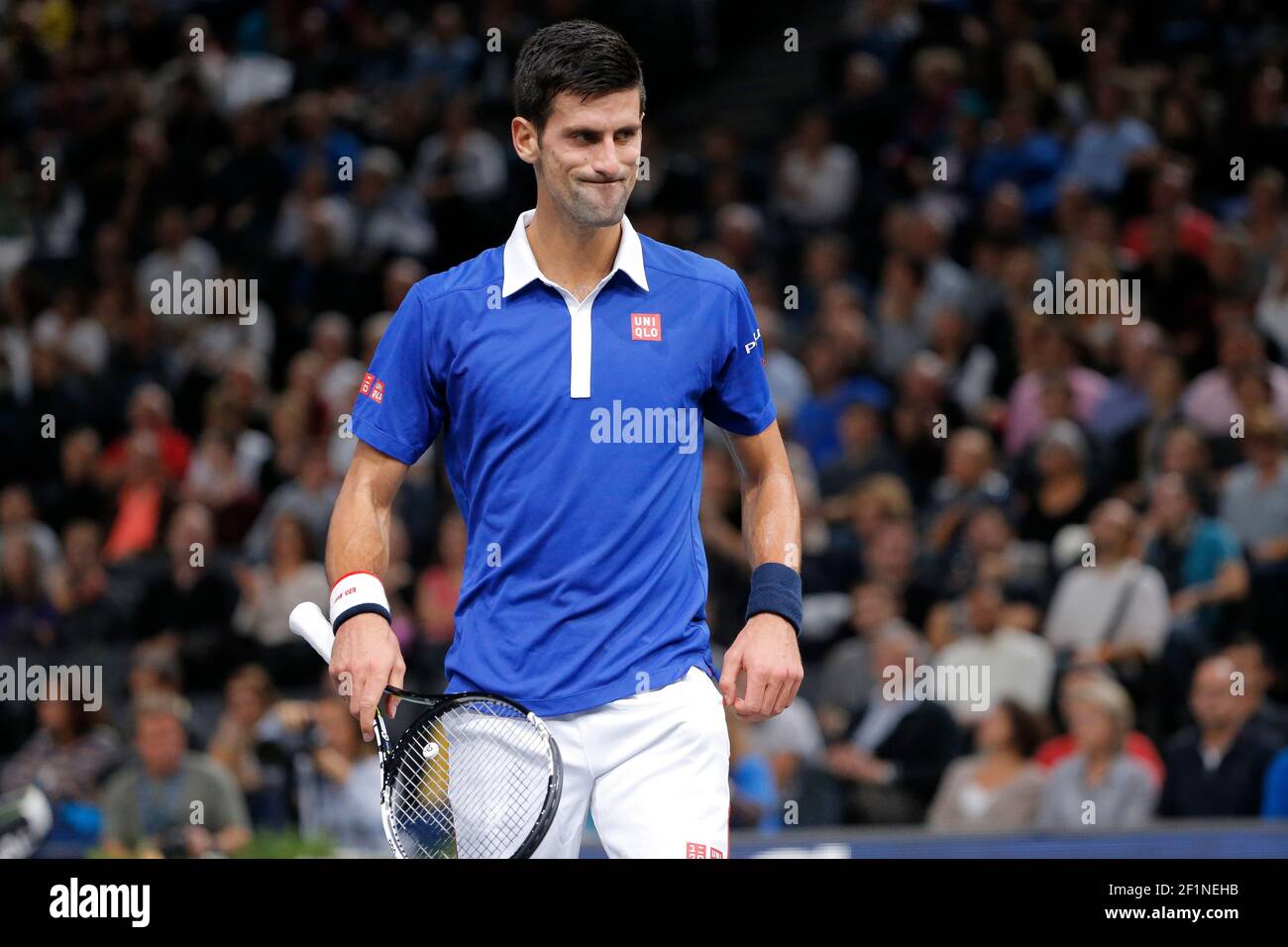 Novak DJOKOVIC (SRB) during the ATP World Tour Masters 1000 indoor ...
