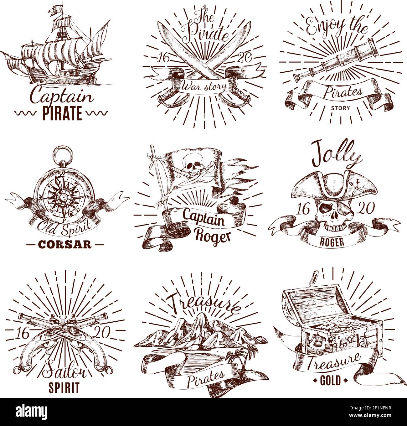 Jolly roger boat Stock Vector Images - Alamy