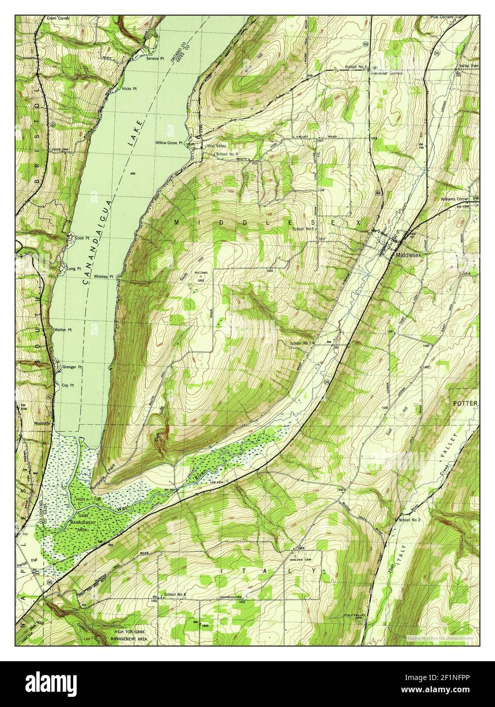 Vintage map of middlesex hi-res stock photography and images - Alamy