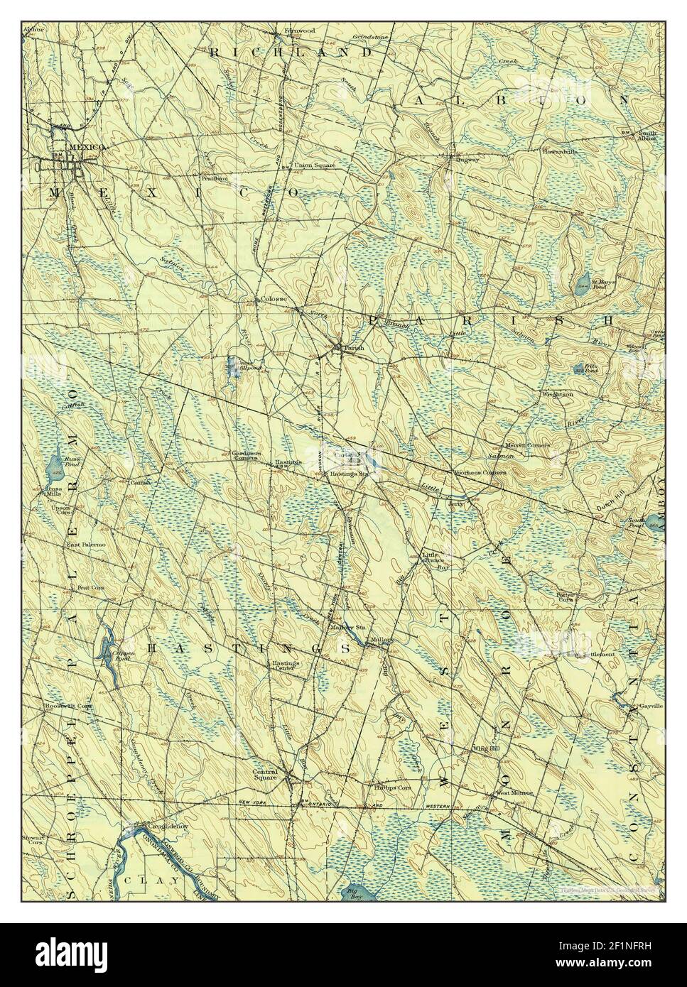 Mexico, New York, map 1905, 1:62500, United States of America by ...