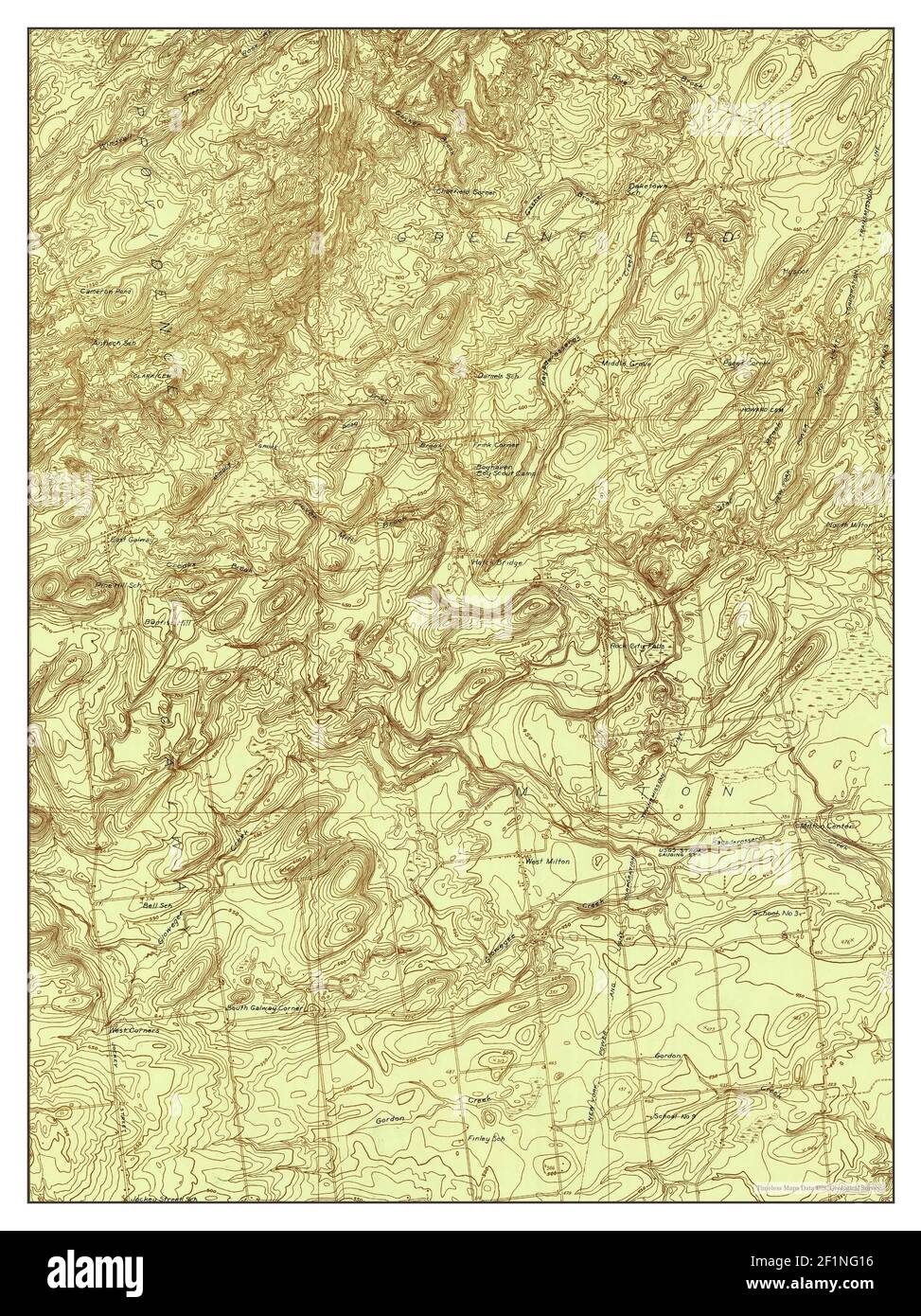 Middle Grove, New York, map 1935, 1:24000, United States of America by ...