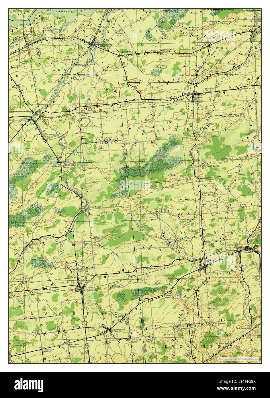 Moira new york map hi-res stock photography and images - Alamy